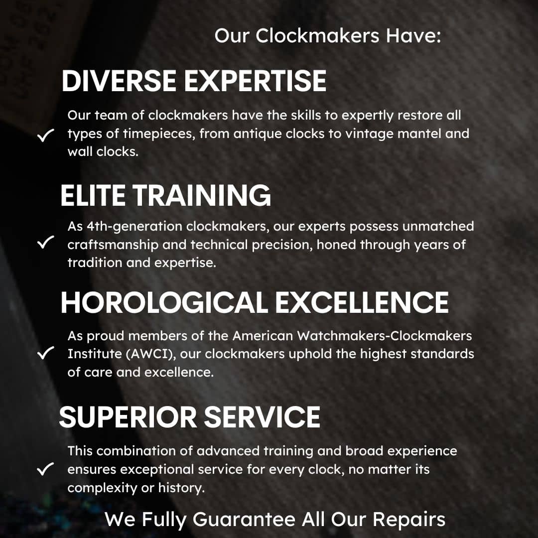 Clock Repair Services | Clock Restoration | Times Ticking